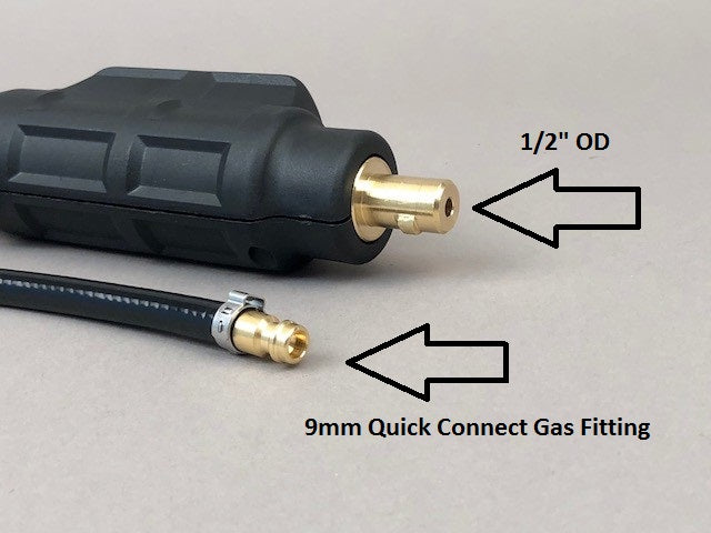 Heavy Hitter® 17 Series (200A) Air-Cooled Torch for Everlast® TIG Weld ...
