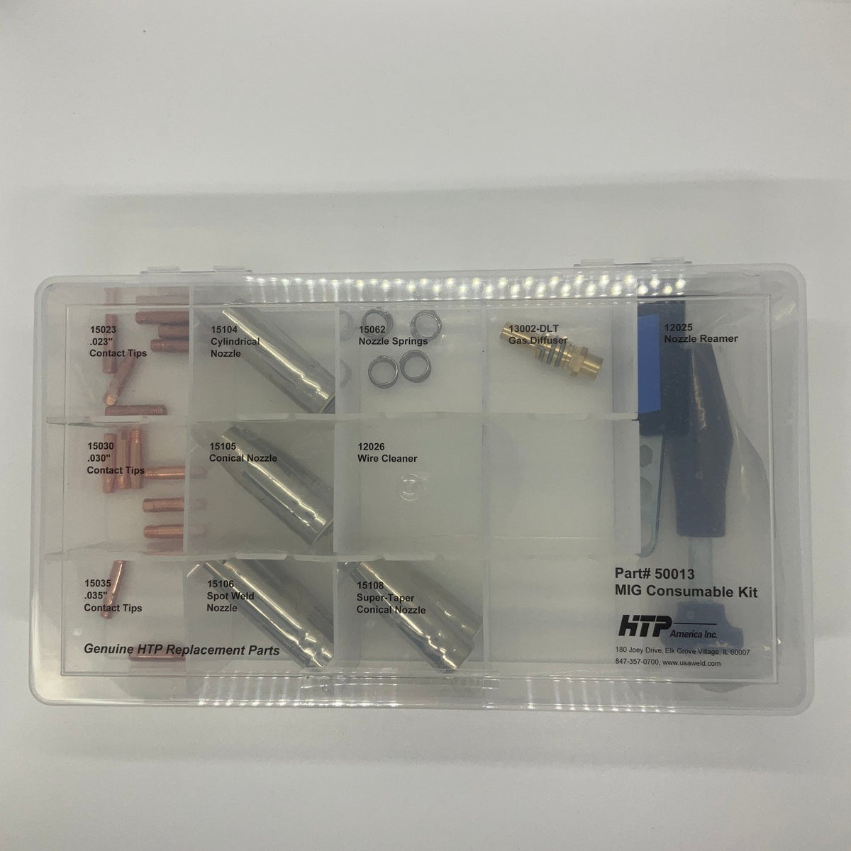 15 Series Rigid Neck MIG Welding Gun Consumable Kit – HTP AMERICA INC ...