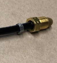 Argon Gas Hose Pigtail Adapter 5/8-18 Right Hand Thread to Female Quic ...