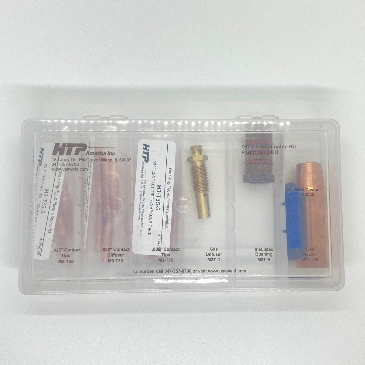 15TG Consumable Kit – HTP AMERICA INC. - USA Weld