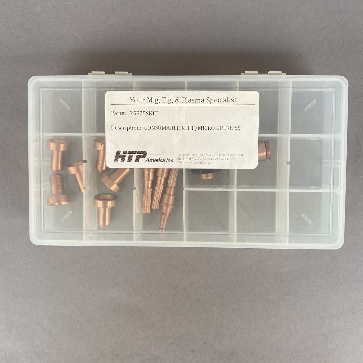 Consumable Kit for MicroCut® 875S (not for V2 or MC45) – HTP AMERICA ...