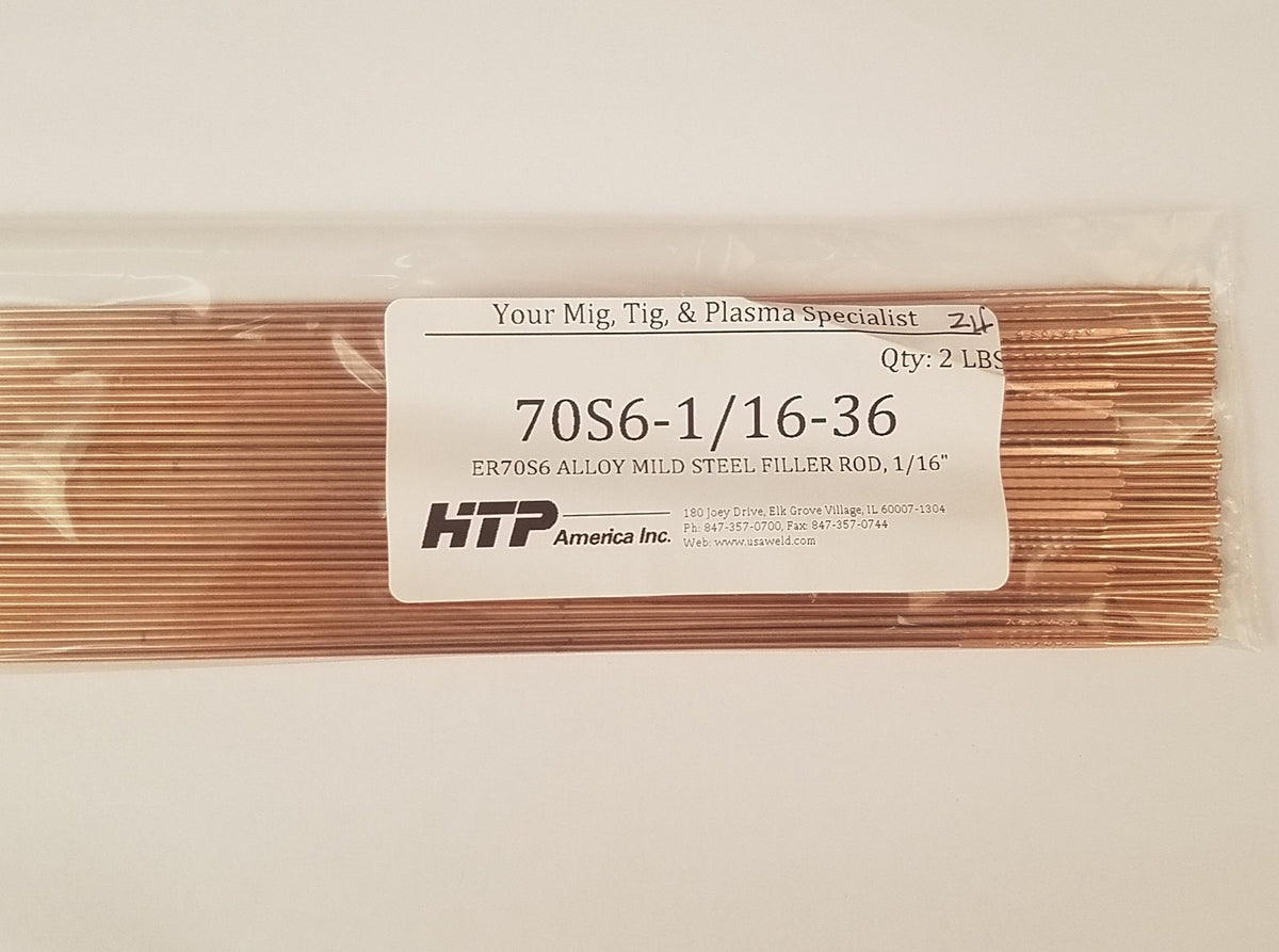 ER70S-6 Mild Steel TIG Filler Rod – HTP AMERICA INC. - USA Weld