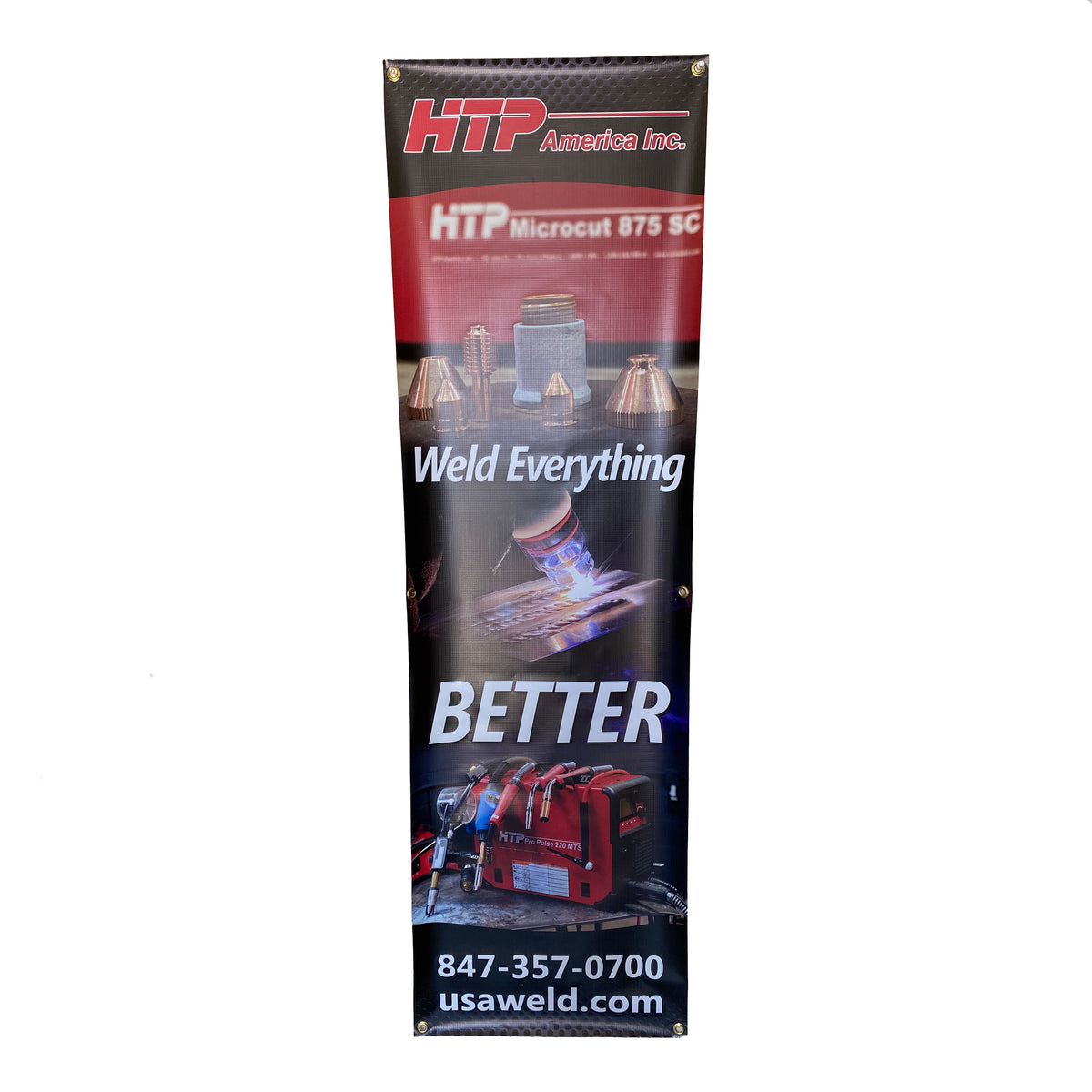 New! HTP® America Banner – HTP AMERICA INC. - USA Weld